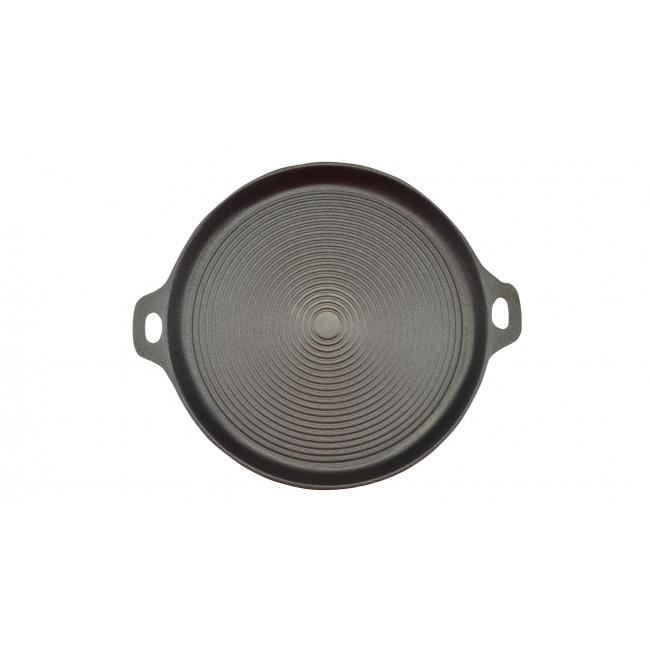 Placa gratar, fonta, rotunda, 34 cm, Perfect Home - Cumperi linistit ...